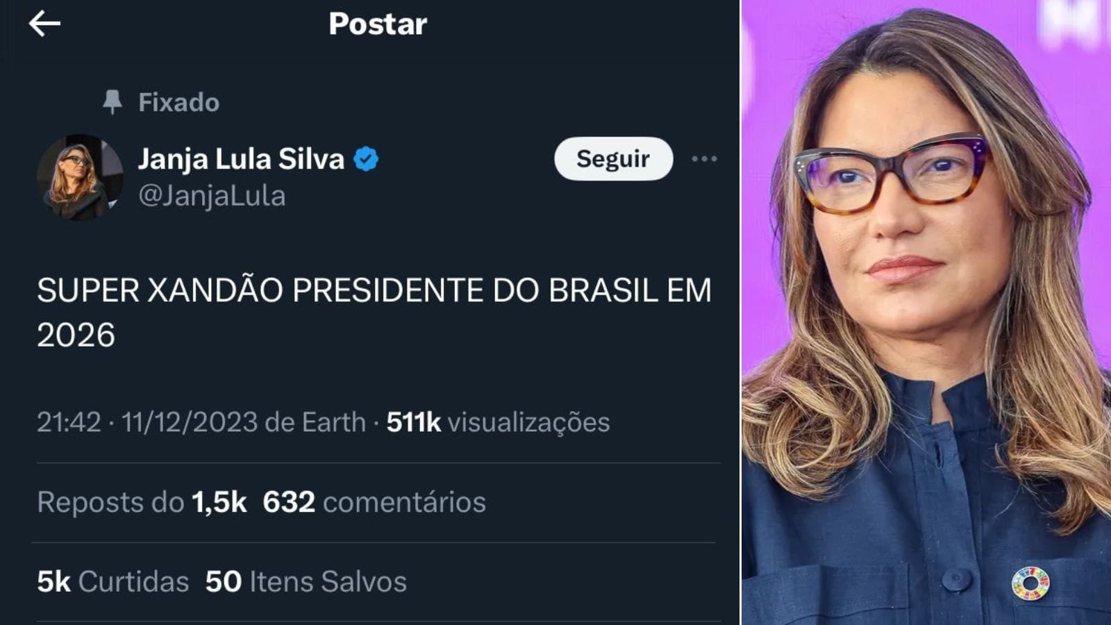 Hackers invadem perfil de Janja no X e fazem postagens ofensivas ...
