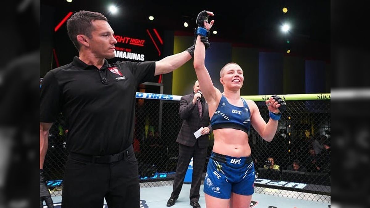 Rose Namajunas vence Amanda Ribas na luta principal do UFC Vegas 89 ...