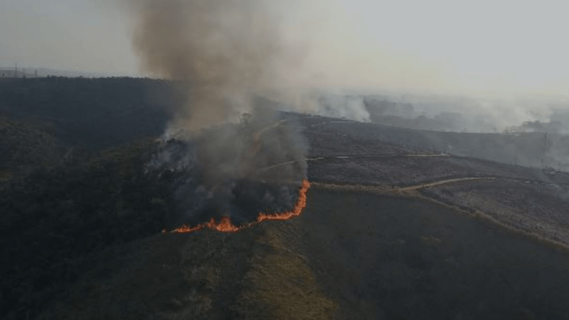 Vídeo: imagens áreas mostram focos de incêndio em Cachoeira ...