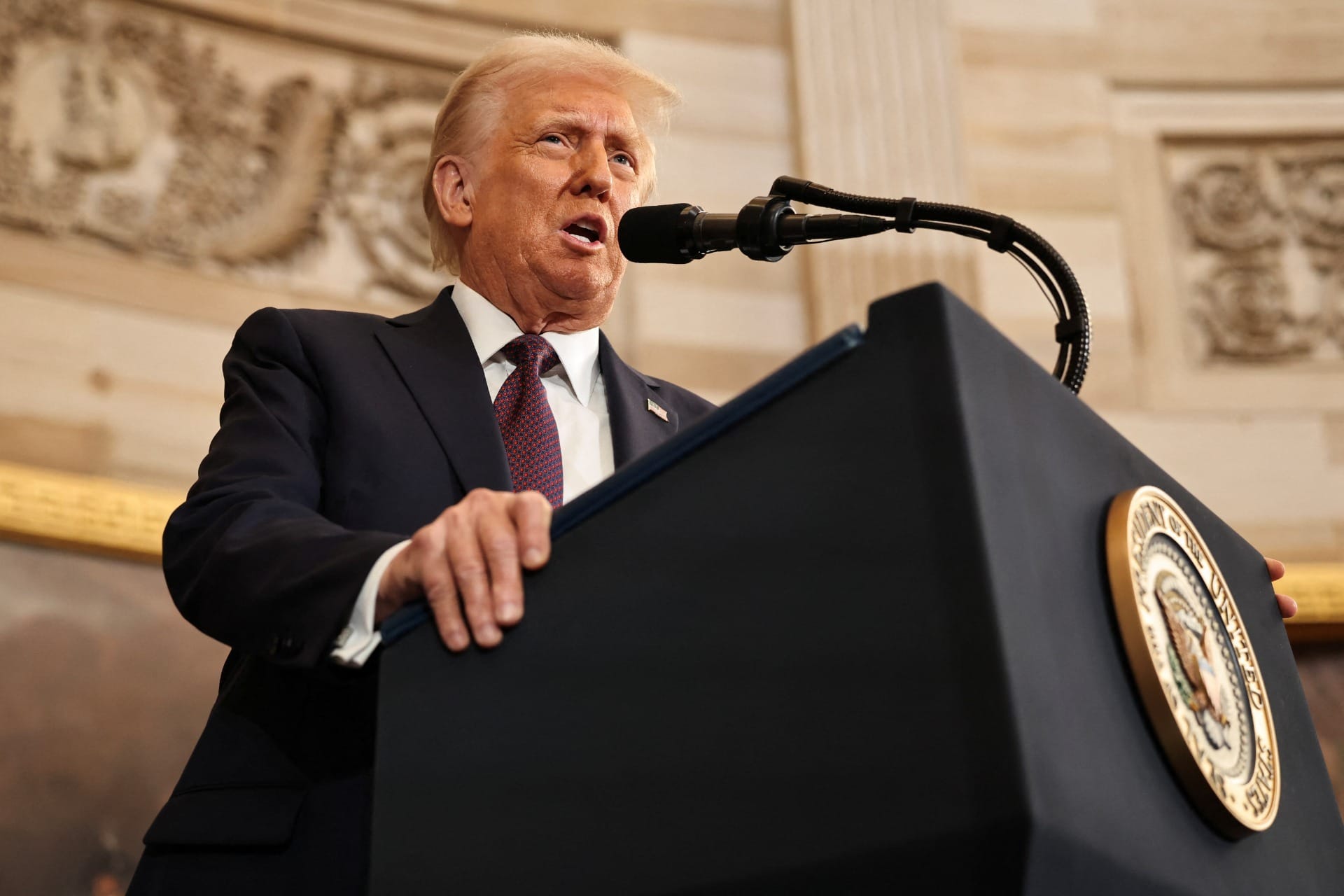 Confira detalhes do discurso de Donald Trump em posse como presidente ...