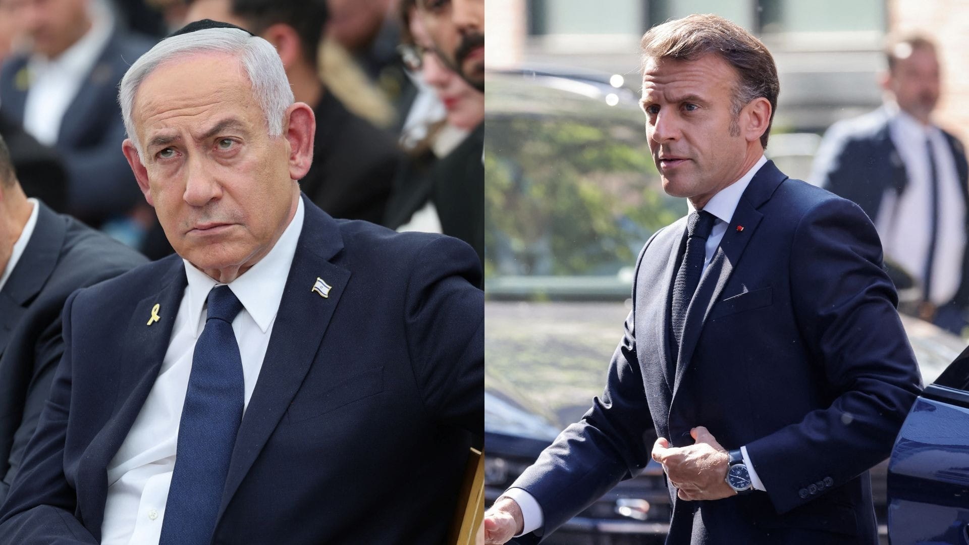 Netanyahu acusa Macron de estar ao lado do Hamas