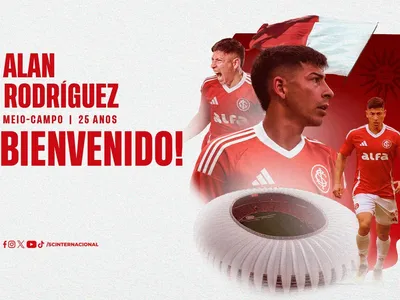 Inter anuncia Alan Rodríguez; clube chega a 10 estrangeiros