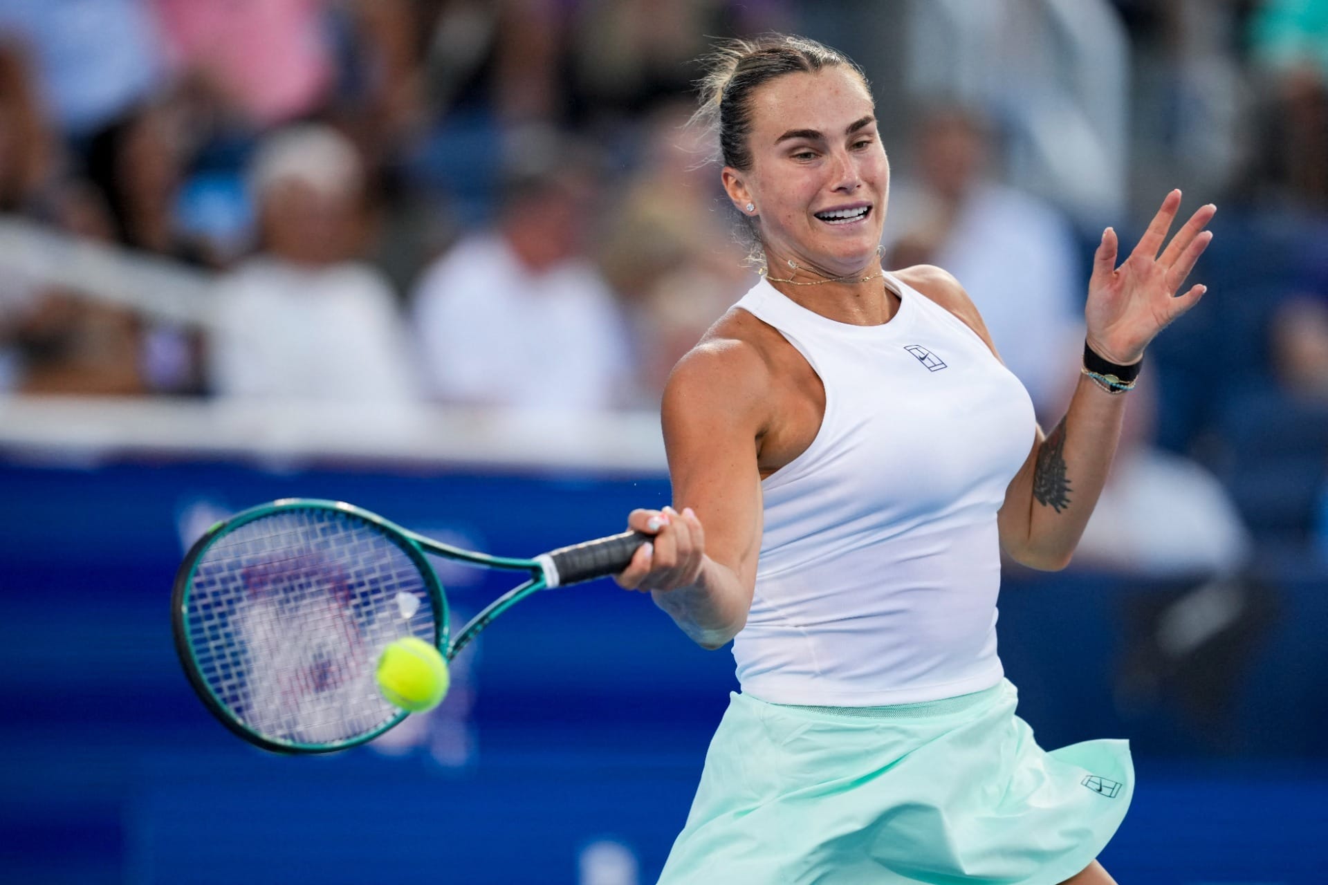 Sabalenka passa por Bouzas em Cincinnati e ganha 50ª do ano