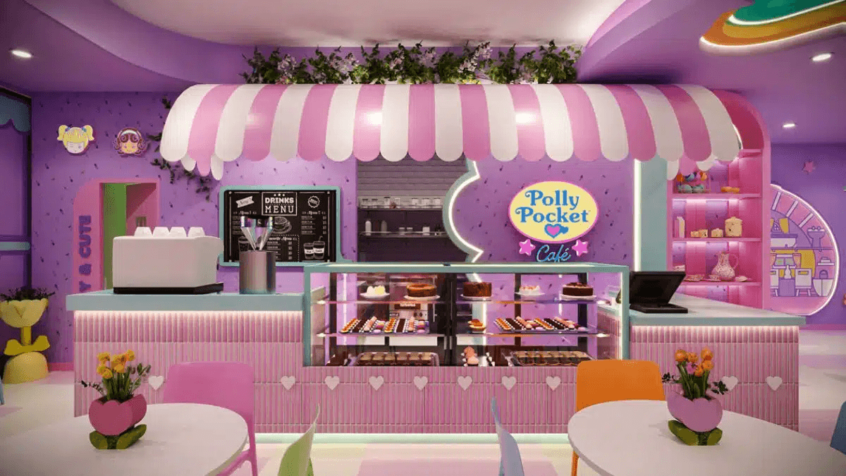 Tudo sobre a primeira cafeteria da Polly Pocket no mundo