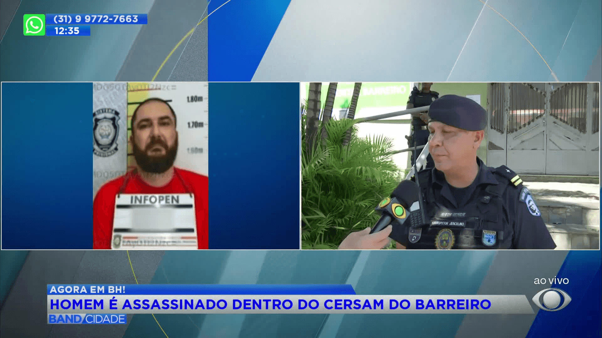 Homem é assassinado dentro do Cersam do Barreiro