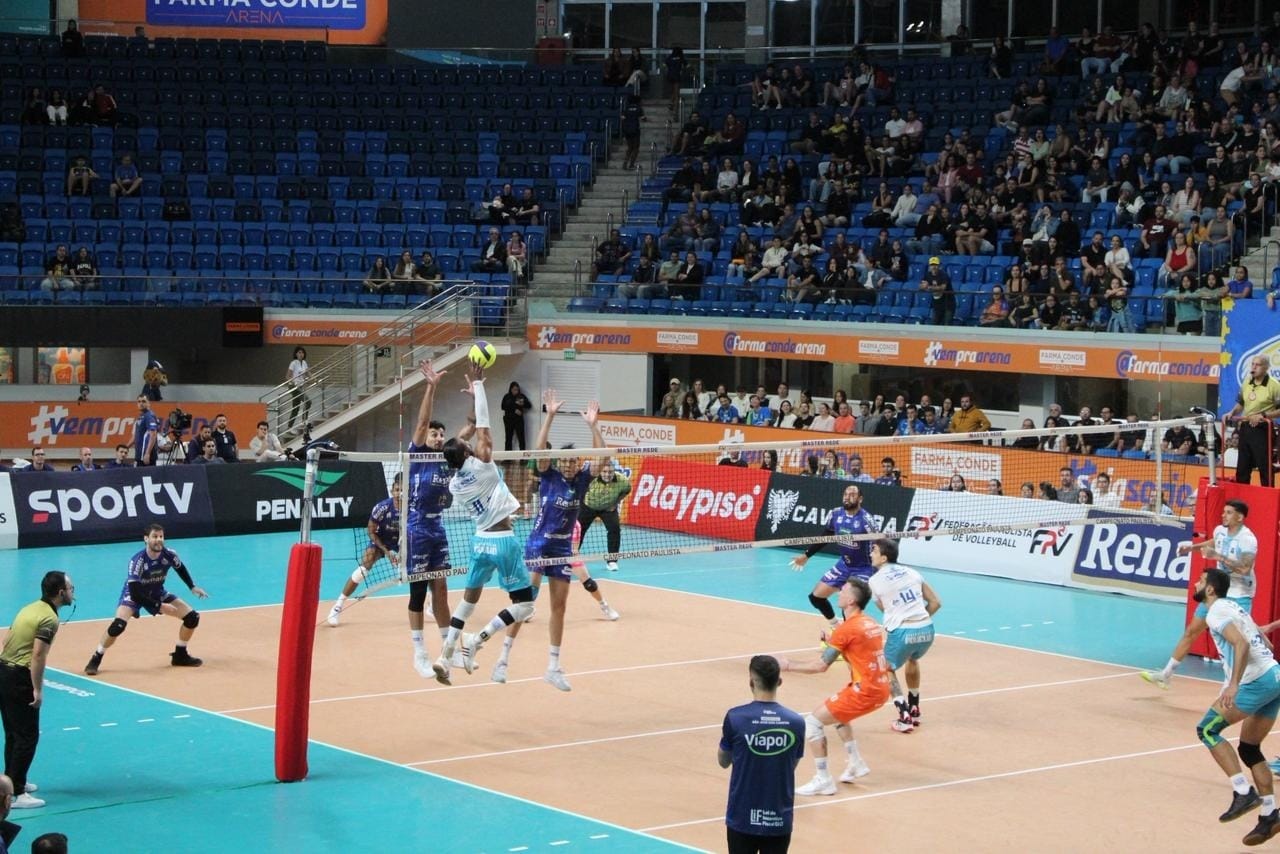 Vôlei São José perde para o Vôlei Renata no primeiro jogo da semifinal ...
