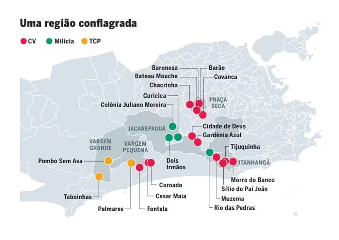 CV causou cinco vezes mais mortes que megaoperação em dois anos só em ...
