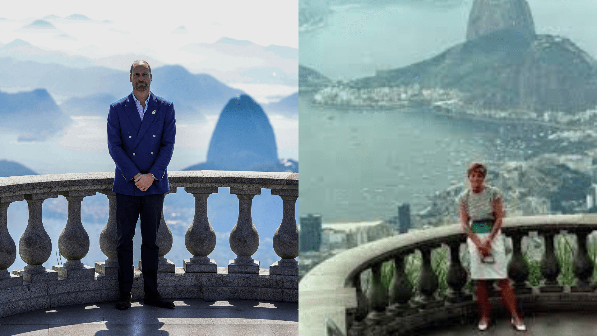 Príncipe William visita Cristo Redentor em último dia no Rio antes da COP30