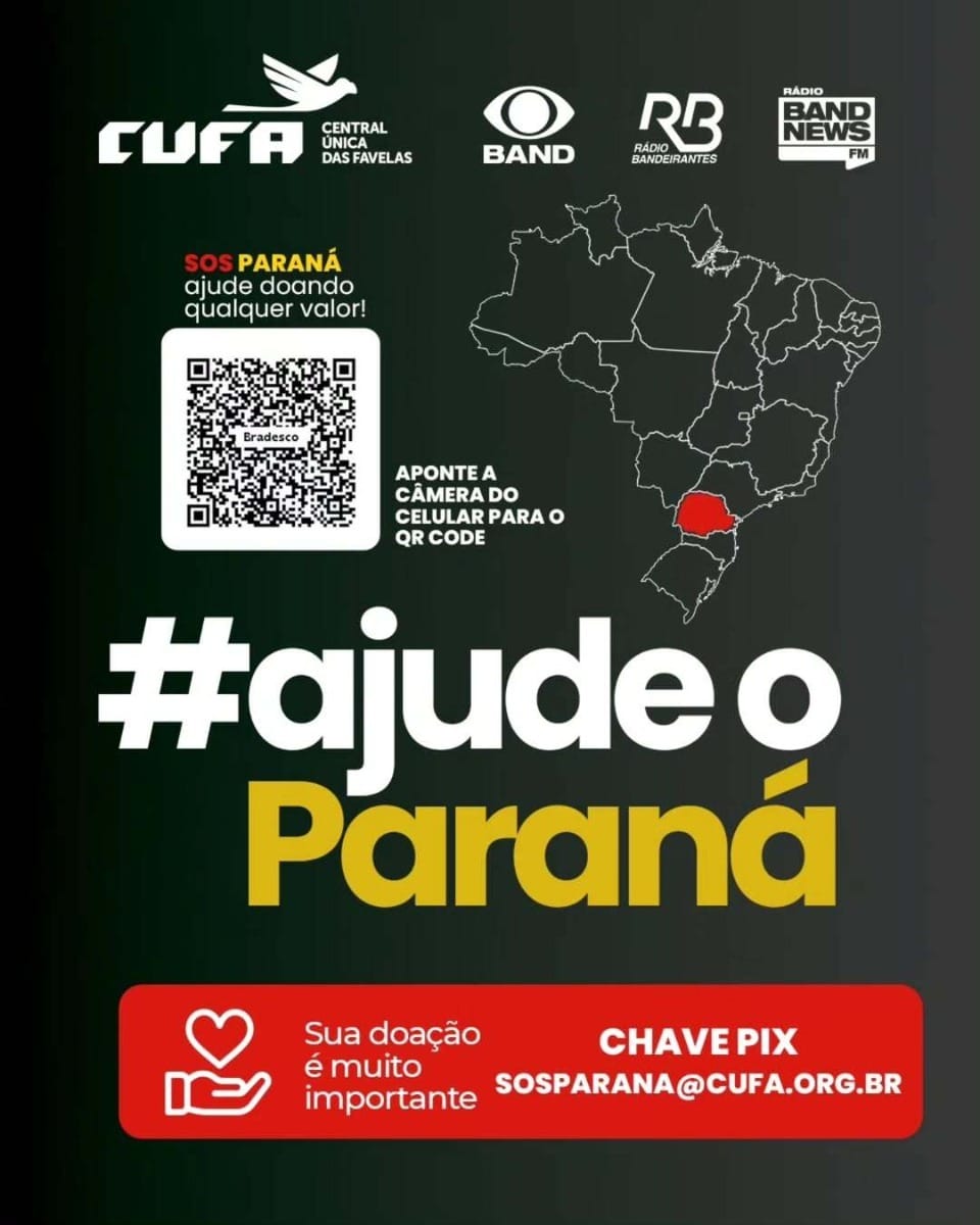 BandNews FM se junta à CUFA em apoio às vítimas do tornado no Sul do país