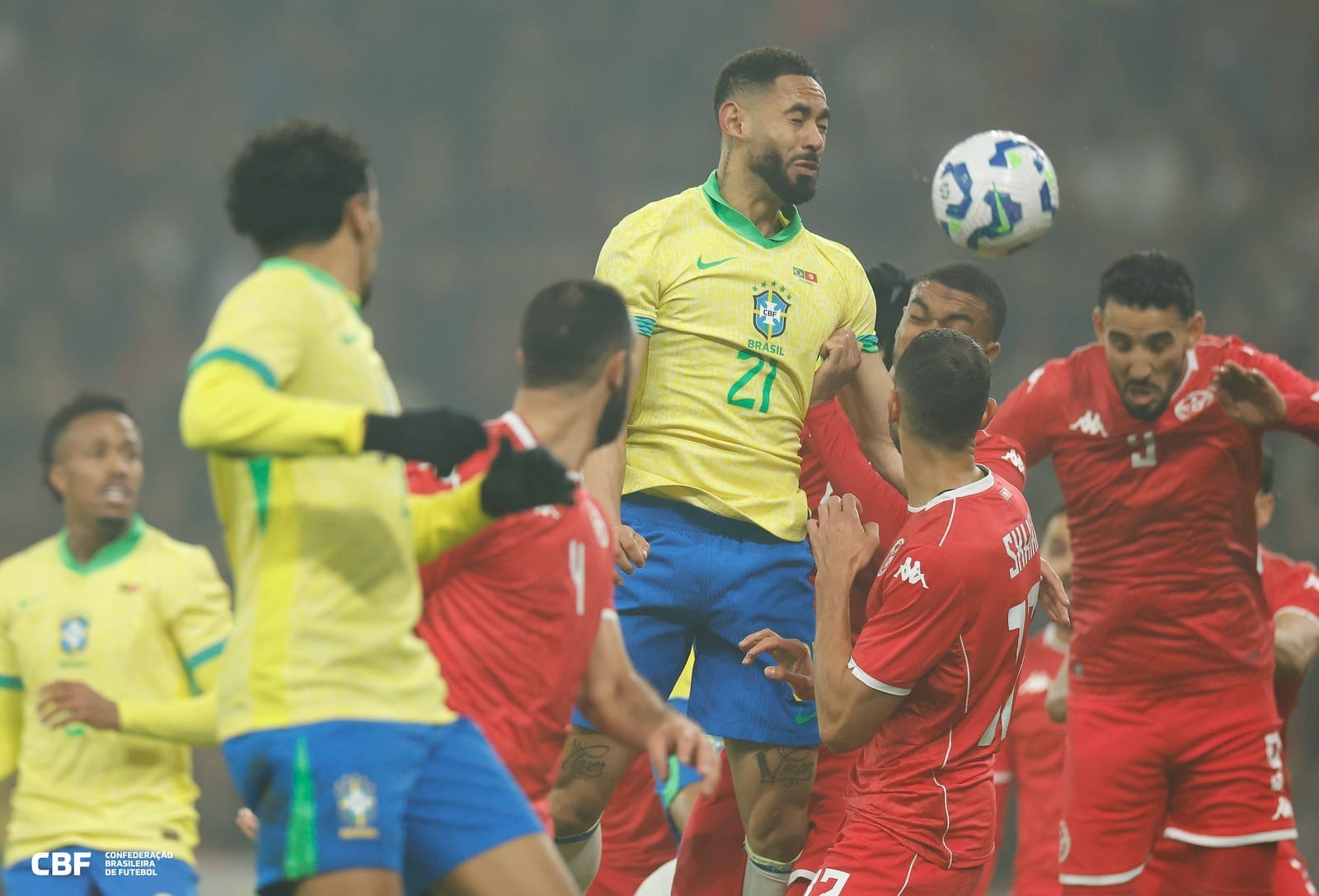 Brasil empata com a Tunísia no último amistoso de 2025