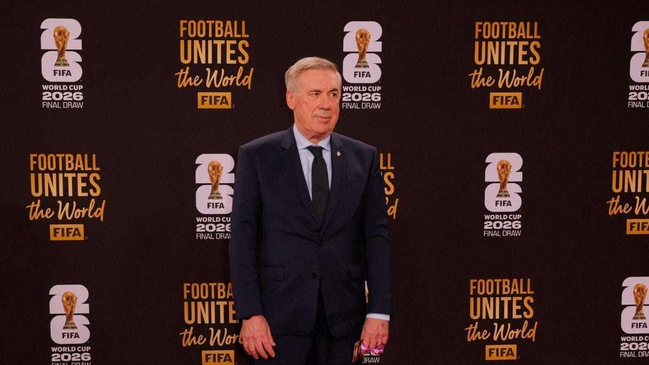 Ancelotti sobre sorteio da Copa do Mundo: 'Tenho sorte'