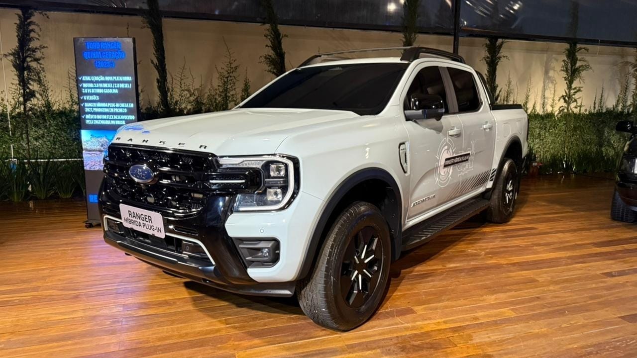 Ranger híbrida flex da Ford chega em 2027 com motor 2.3 e quase 300 cv ...