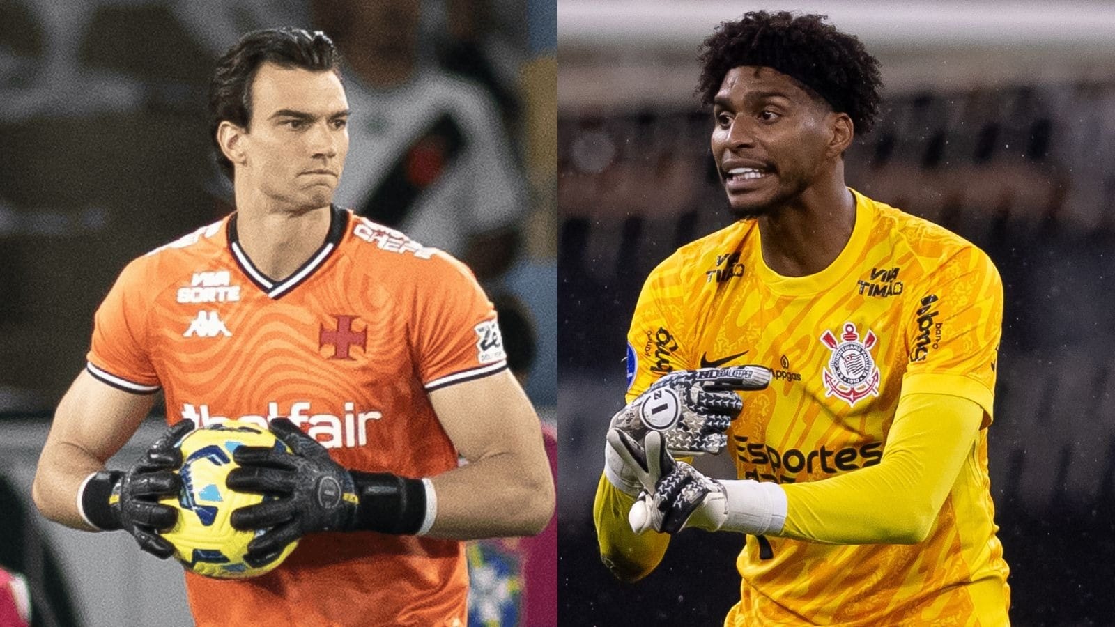 Vasco x Corinthians: compare o desempenho de Jardim e Hugo nos pênaltis