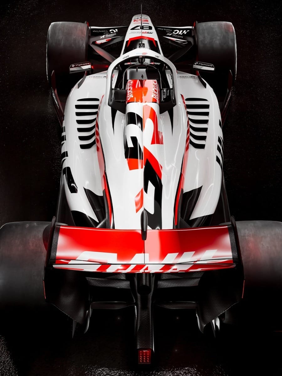 Fotos: Haas apresenta novo visual para 2026