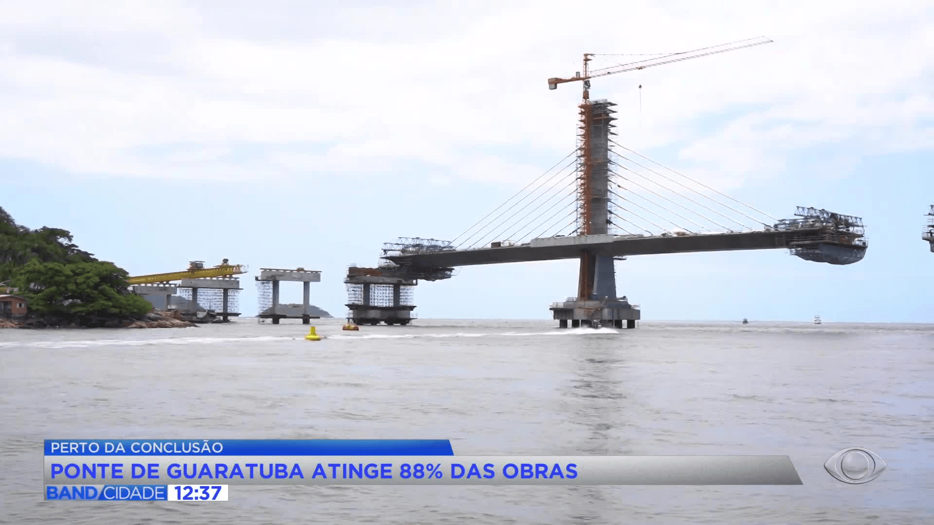 Veja como está a Ponte de Guaratuba e quando fica pronta