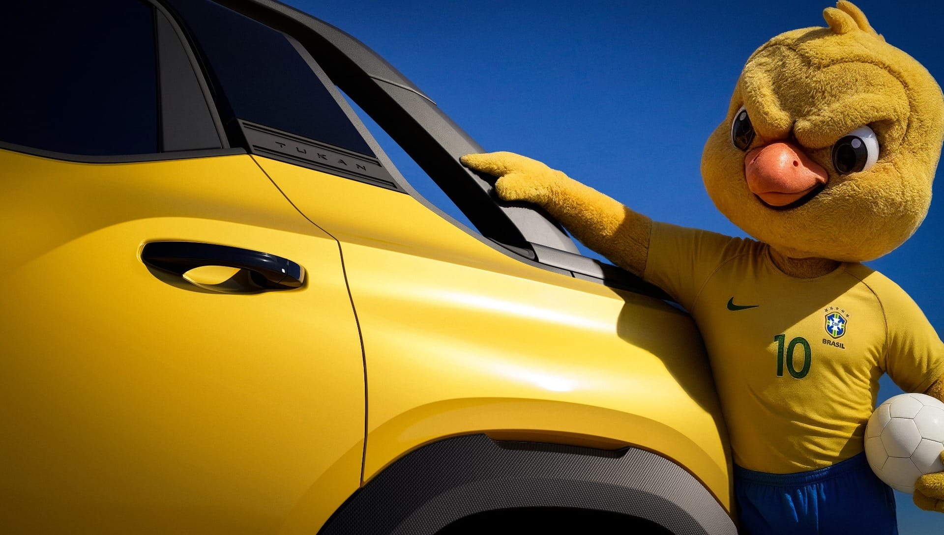 Volkswagen batiza nova picape de Tukan e traz Amarelo Canário de volta
