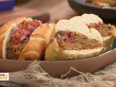 Sanduíche de pernil do chef Bruno Hashimoto é suculento e fácil de ...