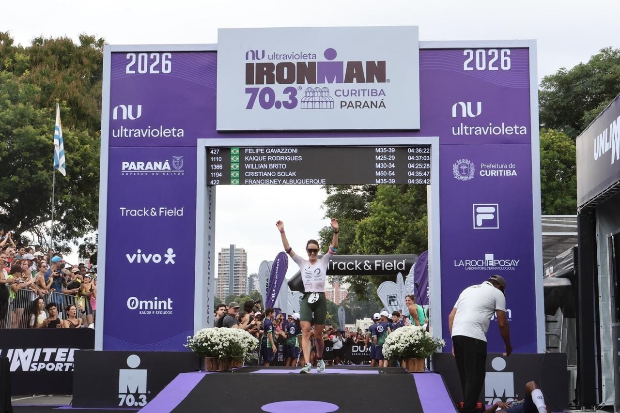 Tempos oficiais do IRONMAN 70.3 Curitiba e vagas para o mundial na França