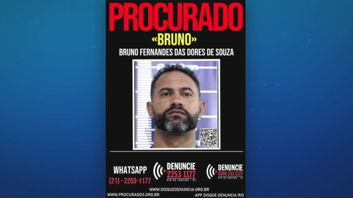 Foragido, goleiro Bruno tem cartaz de procurado divulgado pela polícia ...
