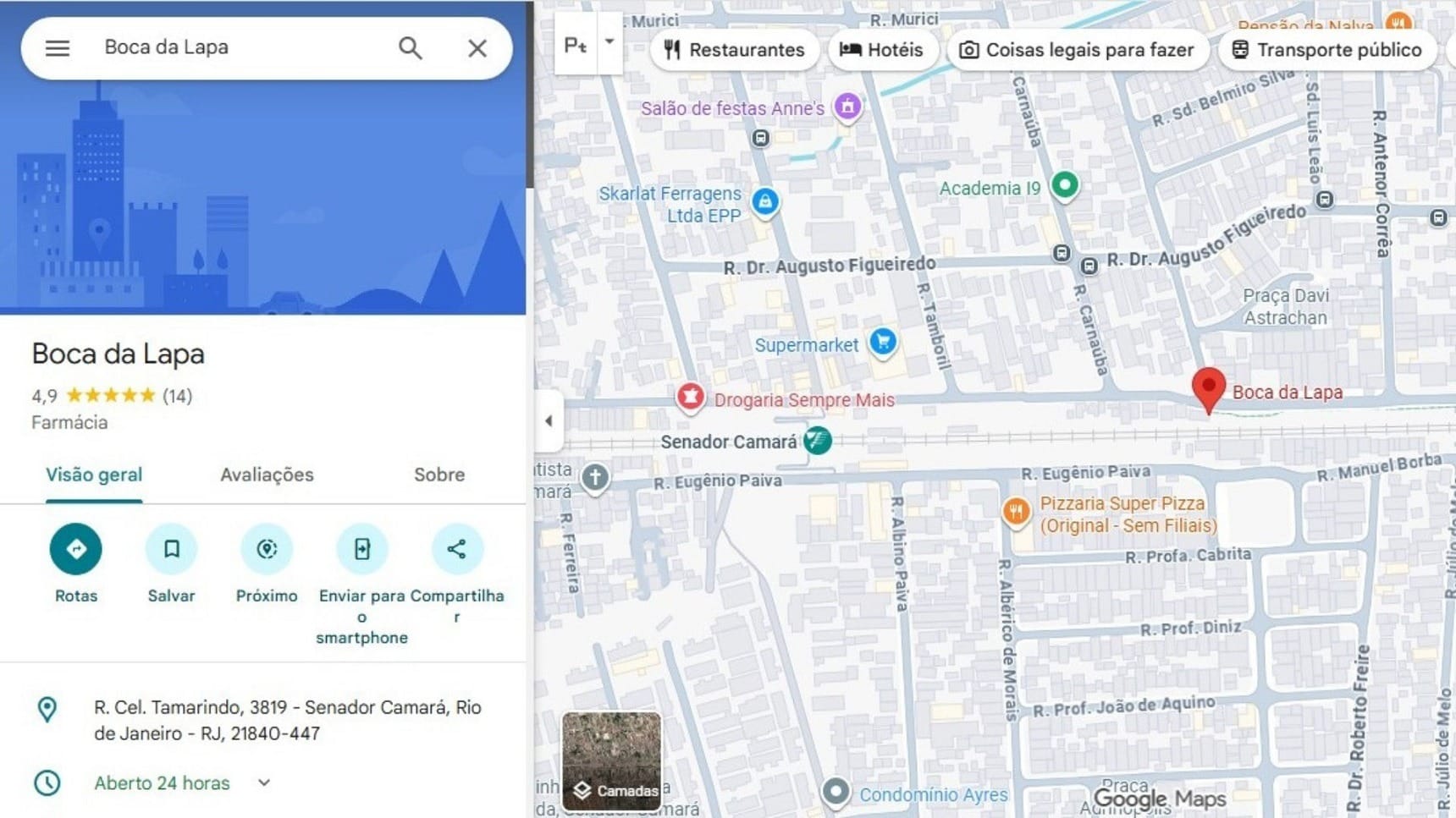 Bocas de fumo são cadastradas no Google Maps