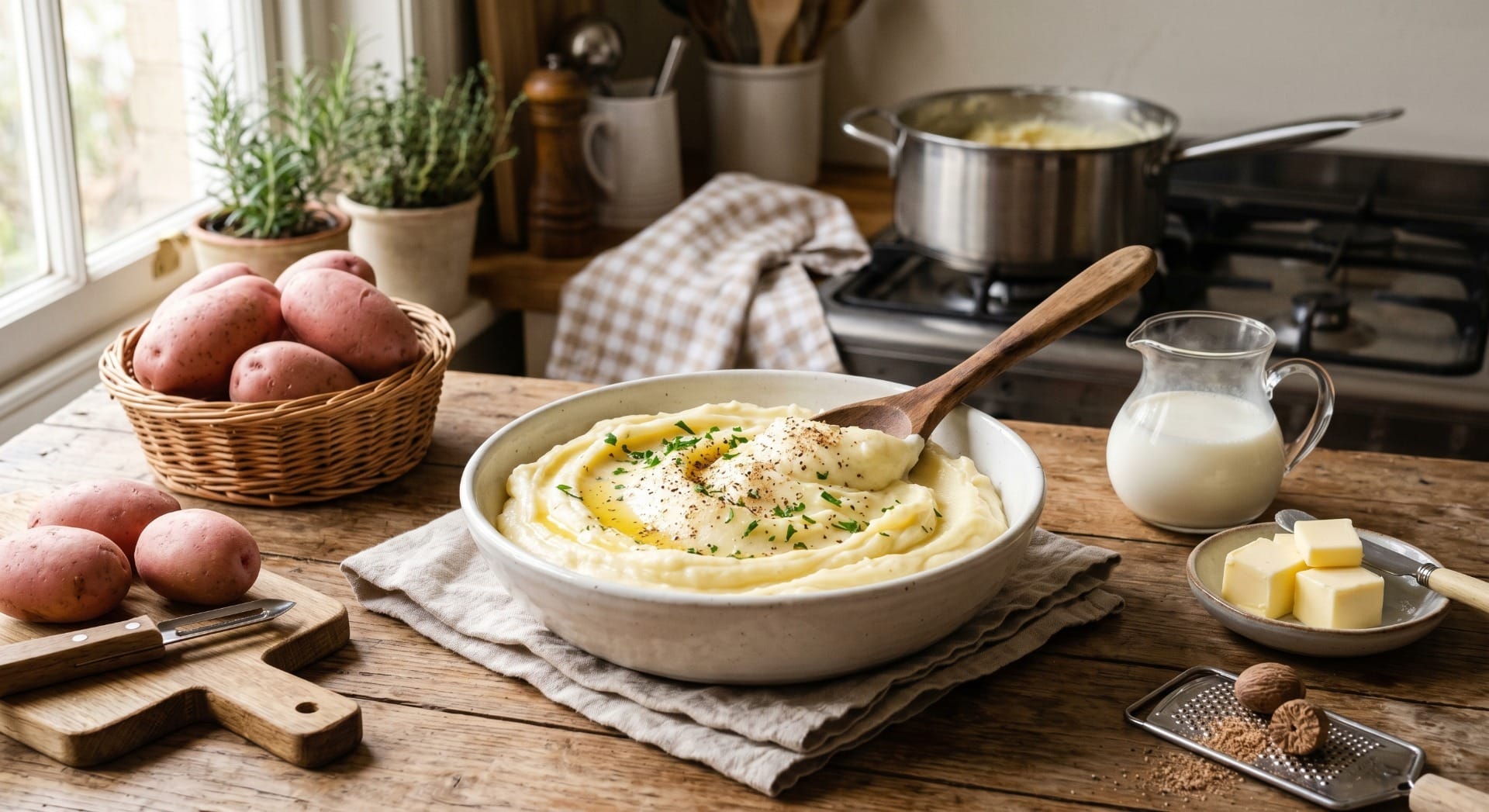 Purê de batata perfeito: truque de chef para textura leve | Band Receitas