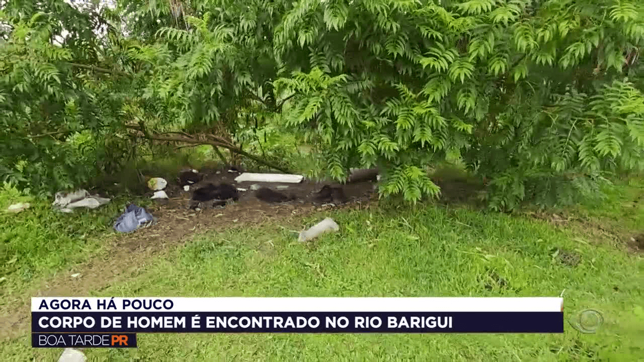 Corpo de homem é encontrado no Rio Barigui em Curitiba