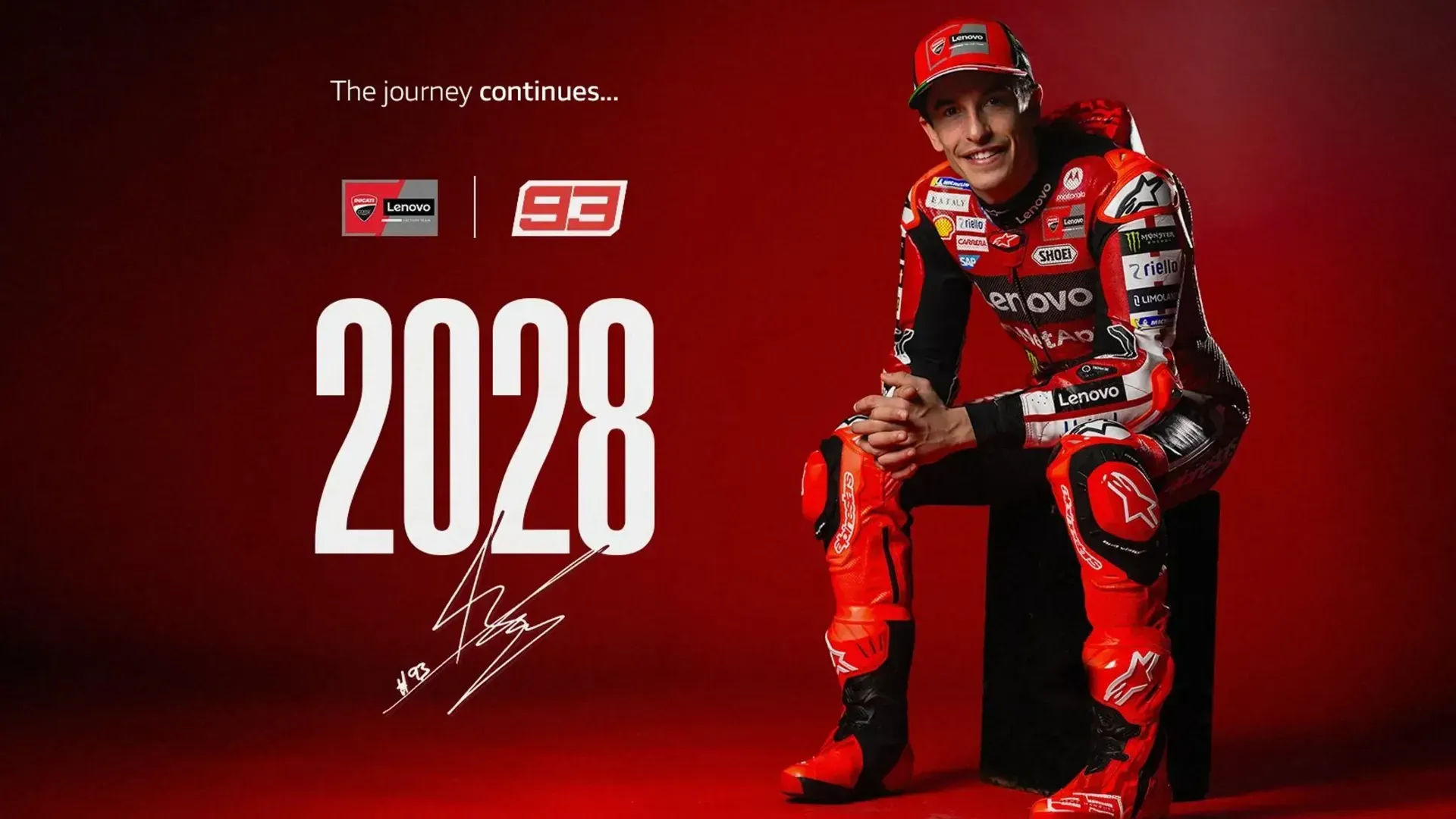 MotoGP: Ducati anuncia renovação de Marc Márquez até 2028