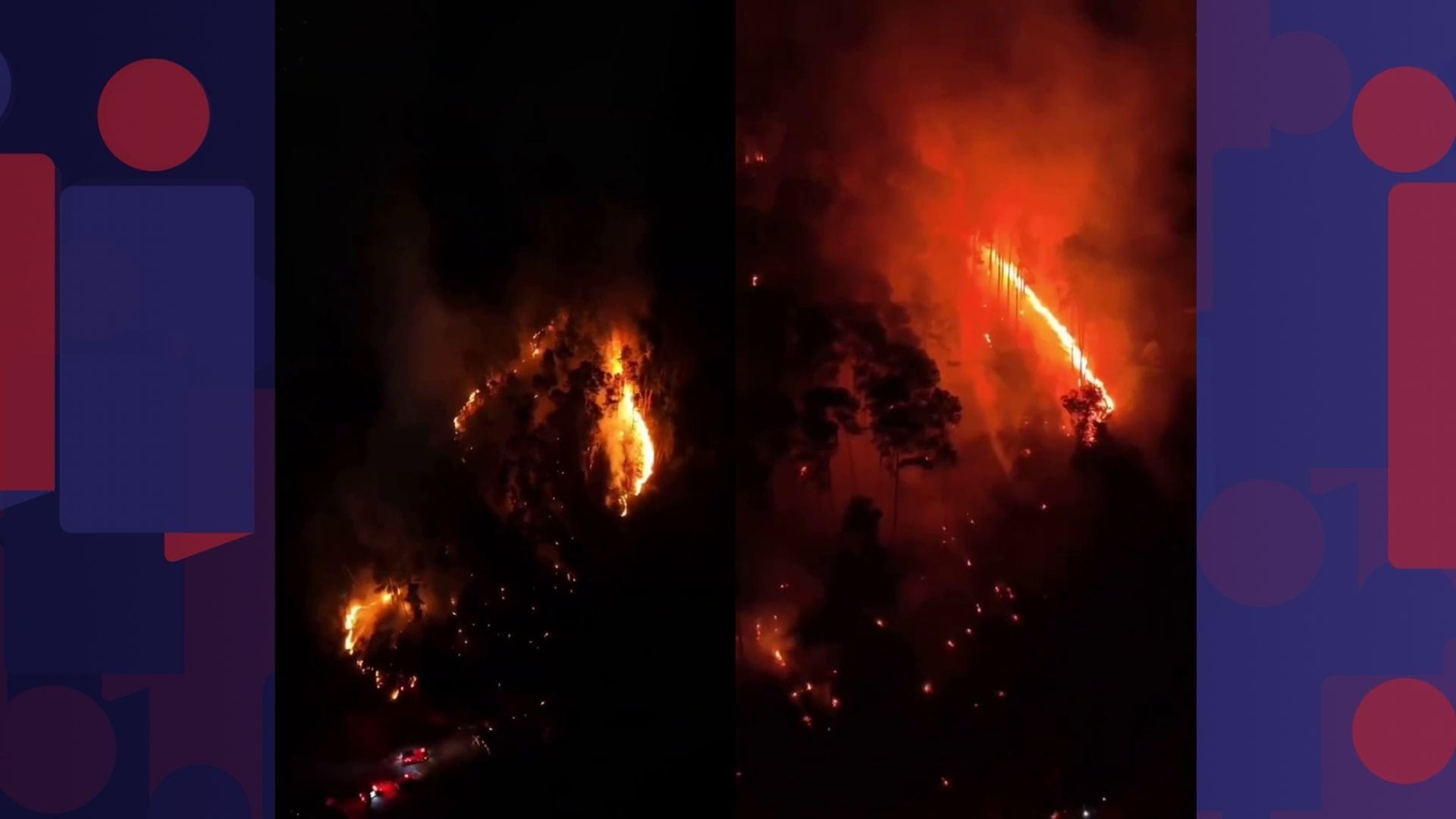 Incêndio atinge área de mata em Nova Friburgo, na Região Serrana do Rio